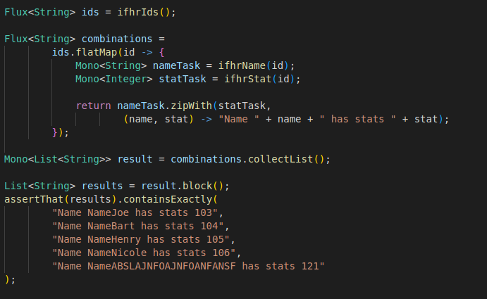 תכנות ריאקטיבי – Reactive Programming – שורת קוד